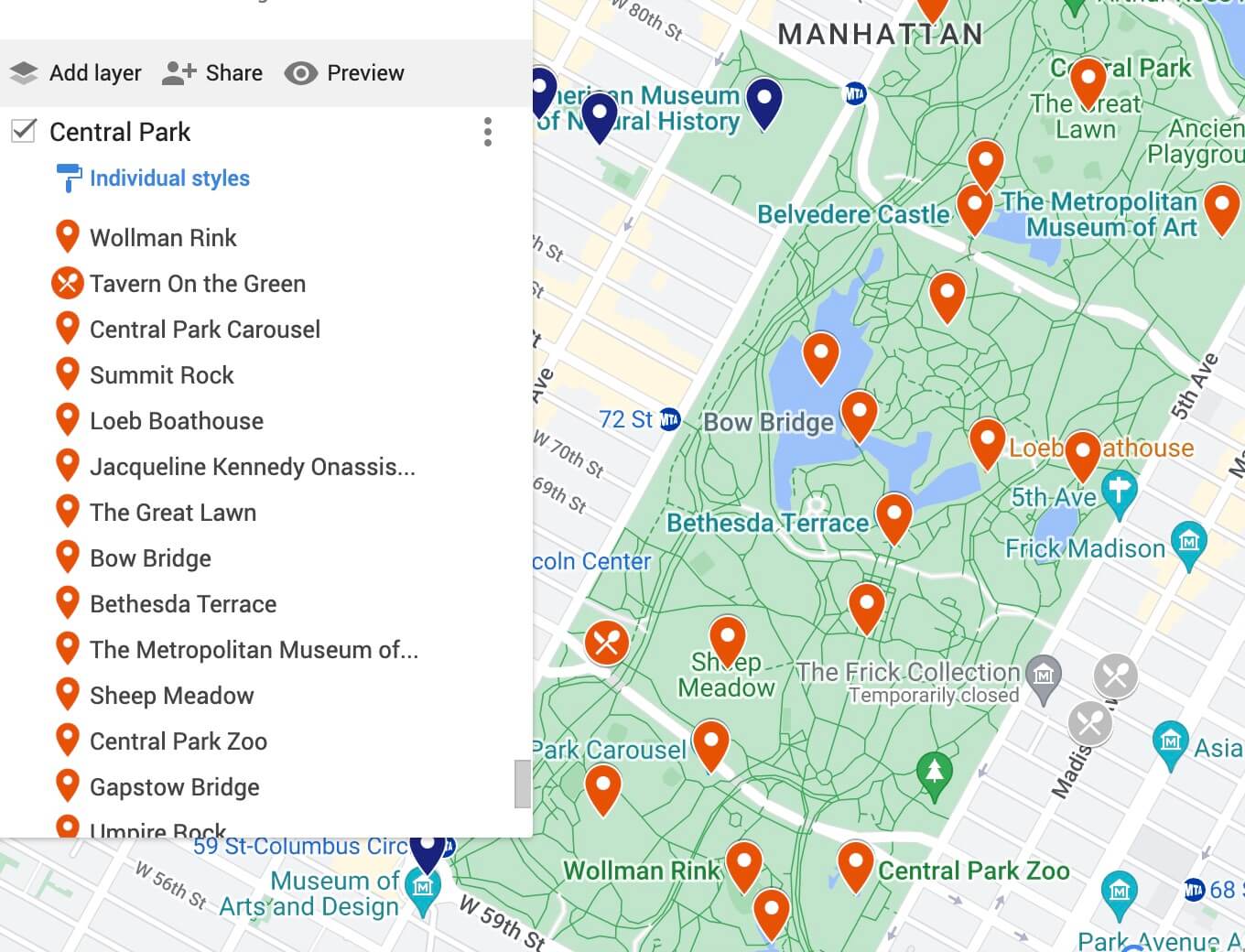 How To Plan Your New York Itinerary With Google Maps