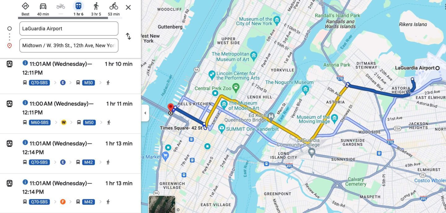 7 Best Ways To Get From LaGuardia To Manhattan